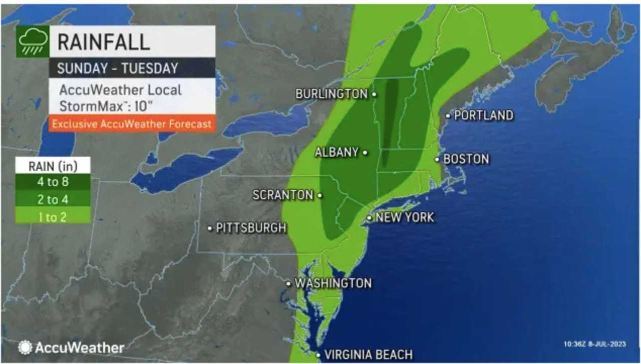 Here's How Much Rain To Expect From Potent Storm With Drenching ...