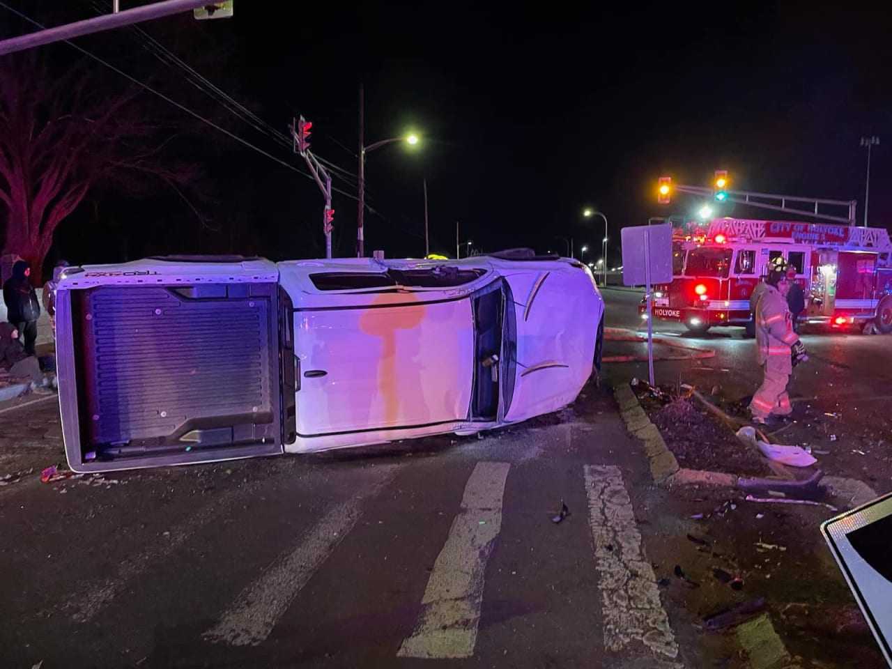 Two Injured In Holyoke Car Crash; Fire Department Cut Driver From Car ...