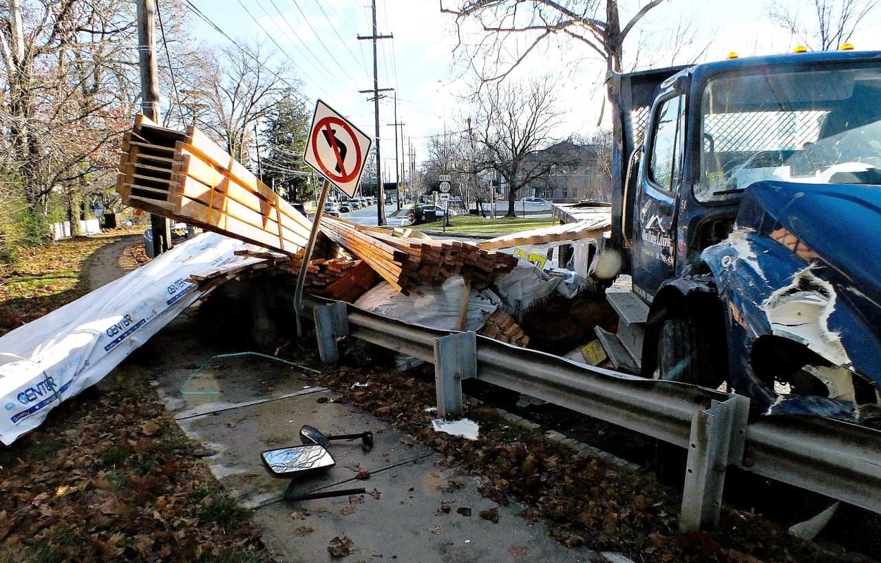 Driver Hospitalized After Fair Lawn Crash Dumps Load Of Lumber | Fair ...