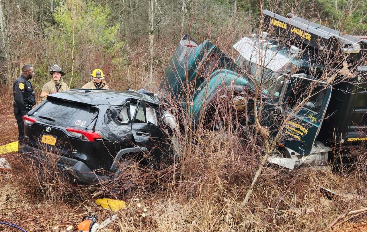 Woman Killed In Head-On Crash Between Compact SUV, Dump Truck In ...