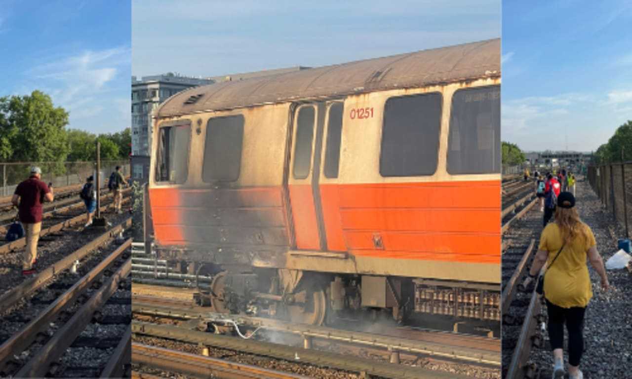 'People Freaked': Orange Line Fire Sends People Jumping For Safety Over ...