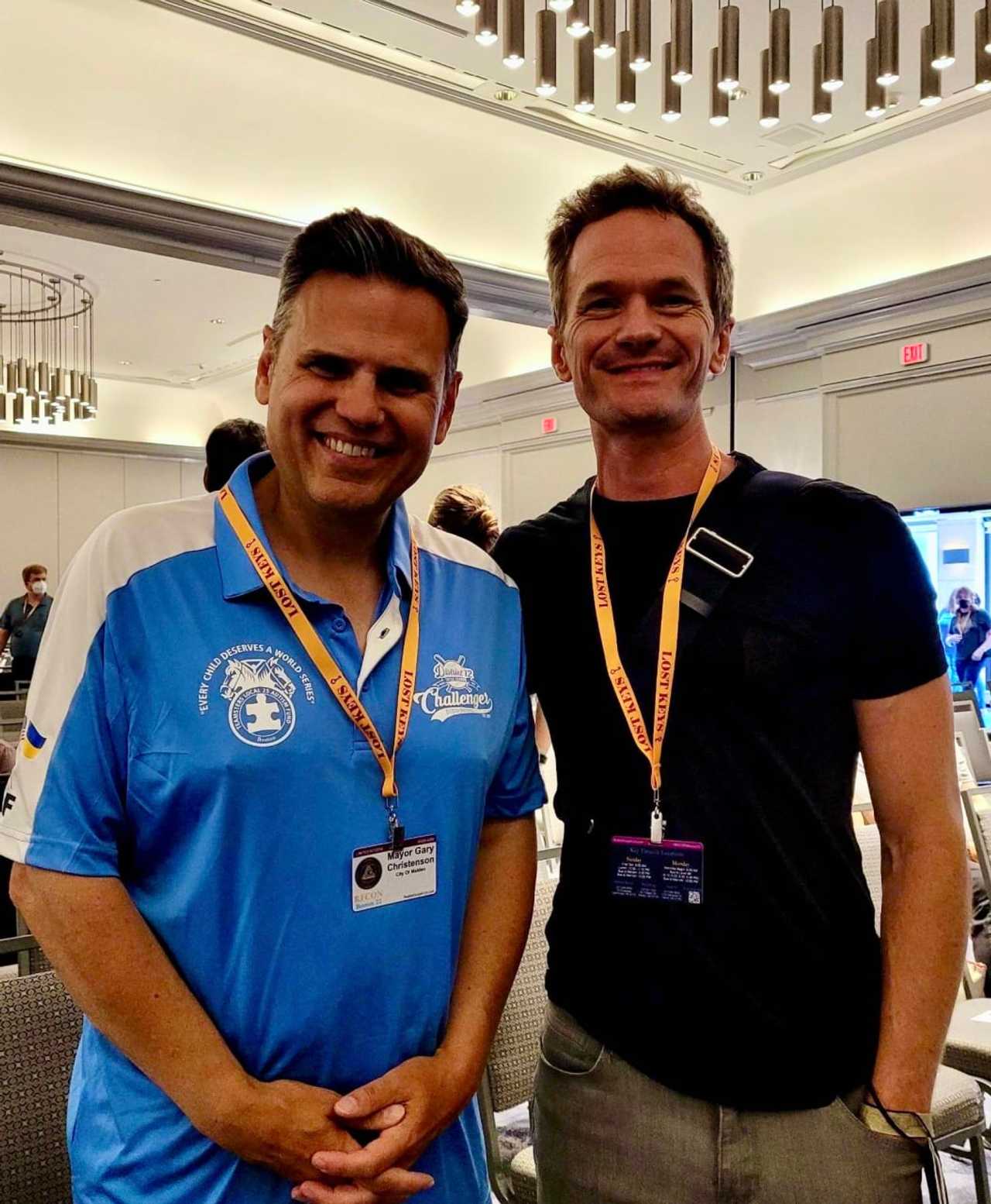 How I Met Your Mayor: Neil Patrick Harris, Malden Mayor Attend Boston ...