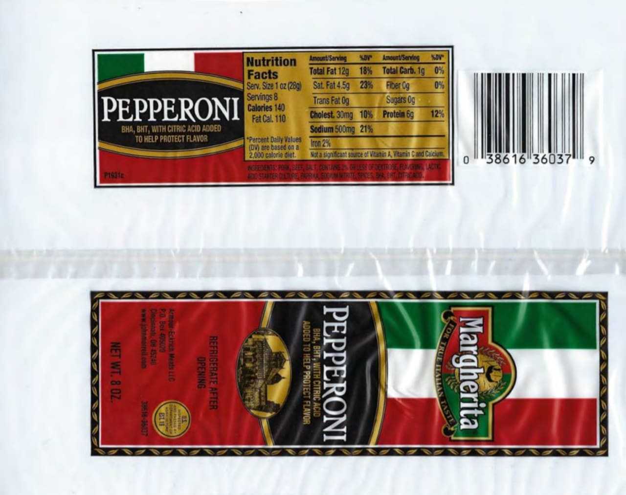 Recall Issued For Popular Pepperoni Product Due To Possible ...