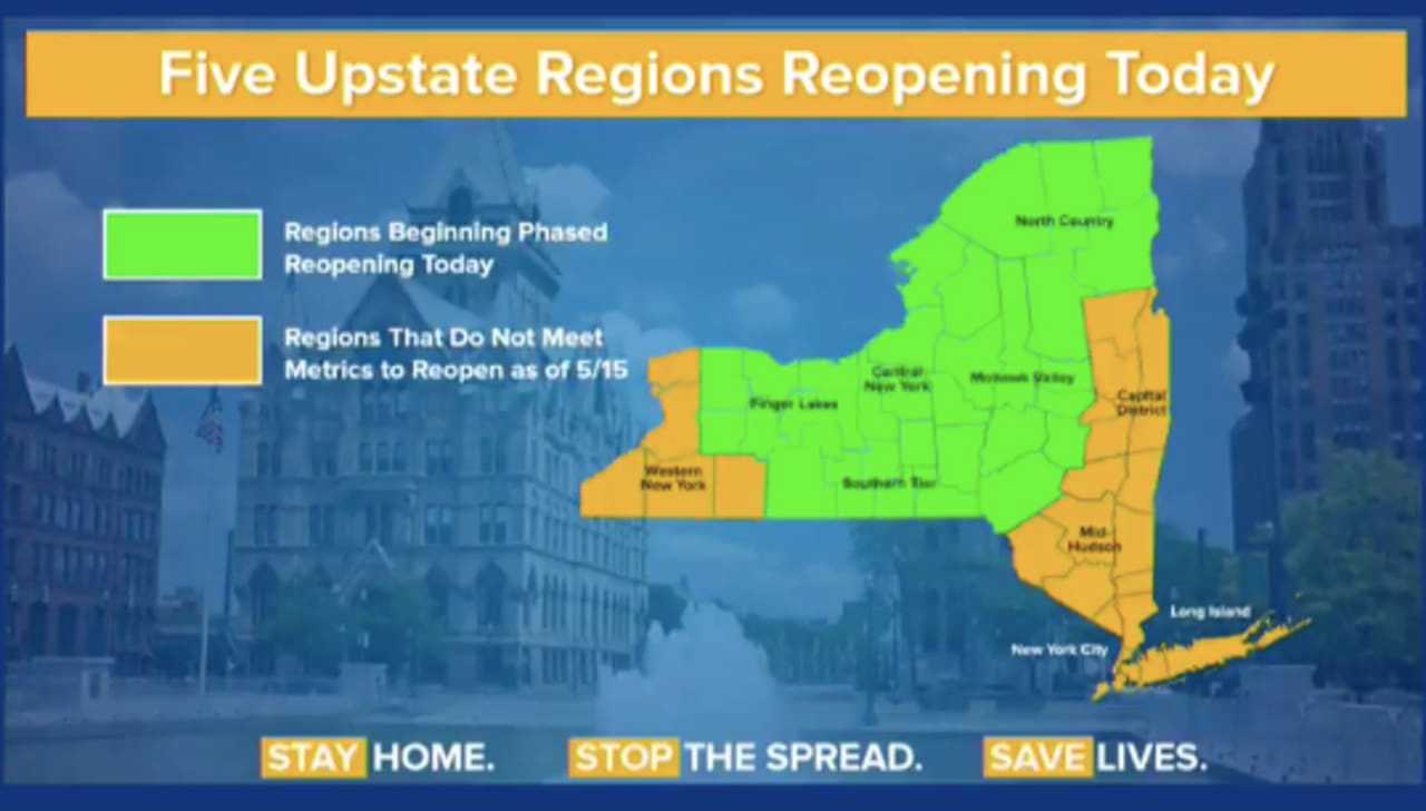 Covid-19: NY Unveils Phase 1 Reopening Rules For Business Sectors ...