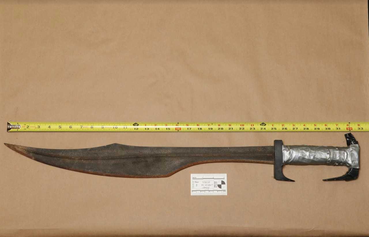 'Raging' Sword-Wielding Man Airlifted After Threatening Relative, Being ...