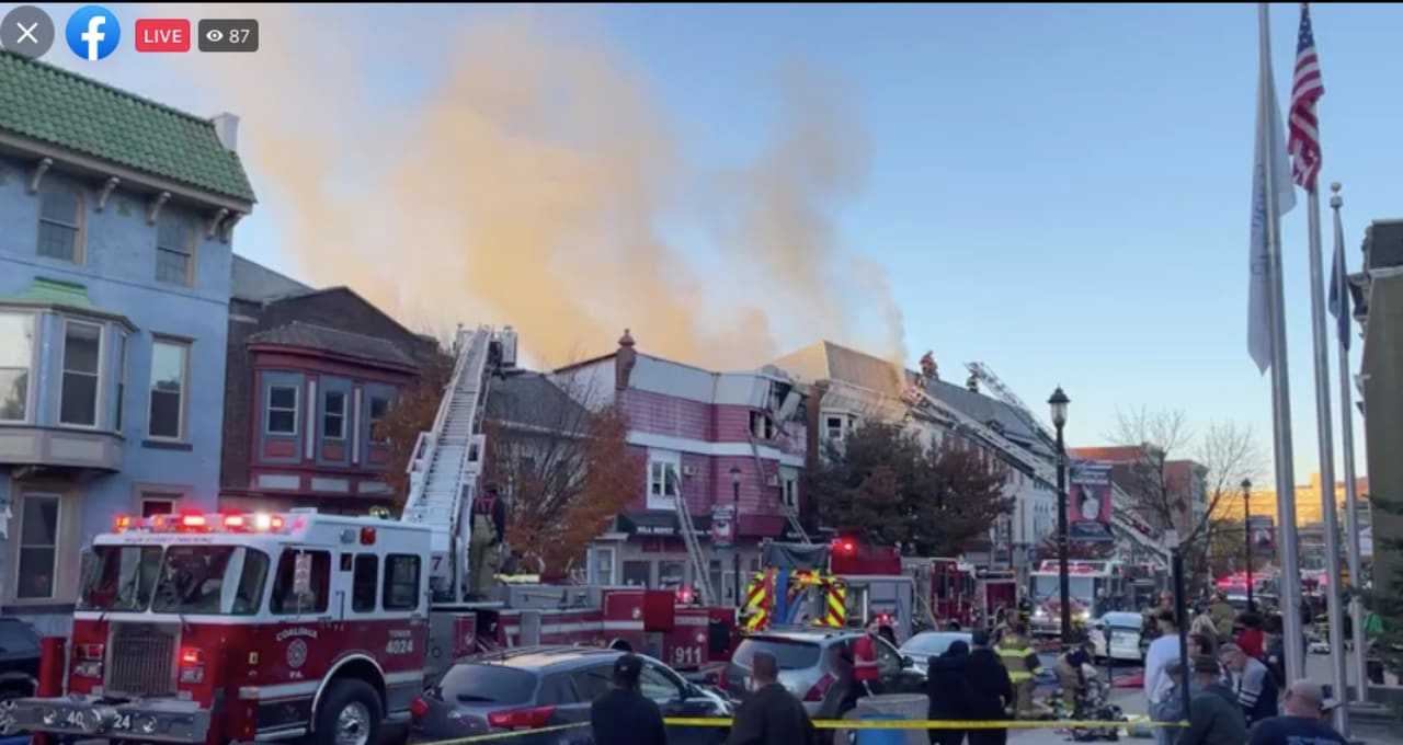 Explosions Heard As 5-Alarm Fire Races Through Tamaqua Buildings (Watch ...