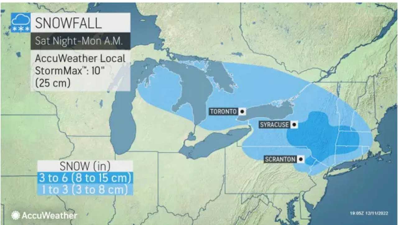 Here Are Latest Projected Snowfall Totals As Storm System Moves Through ...