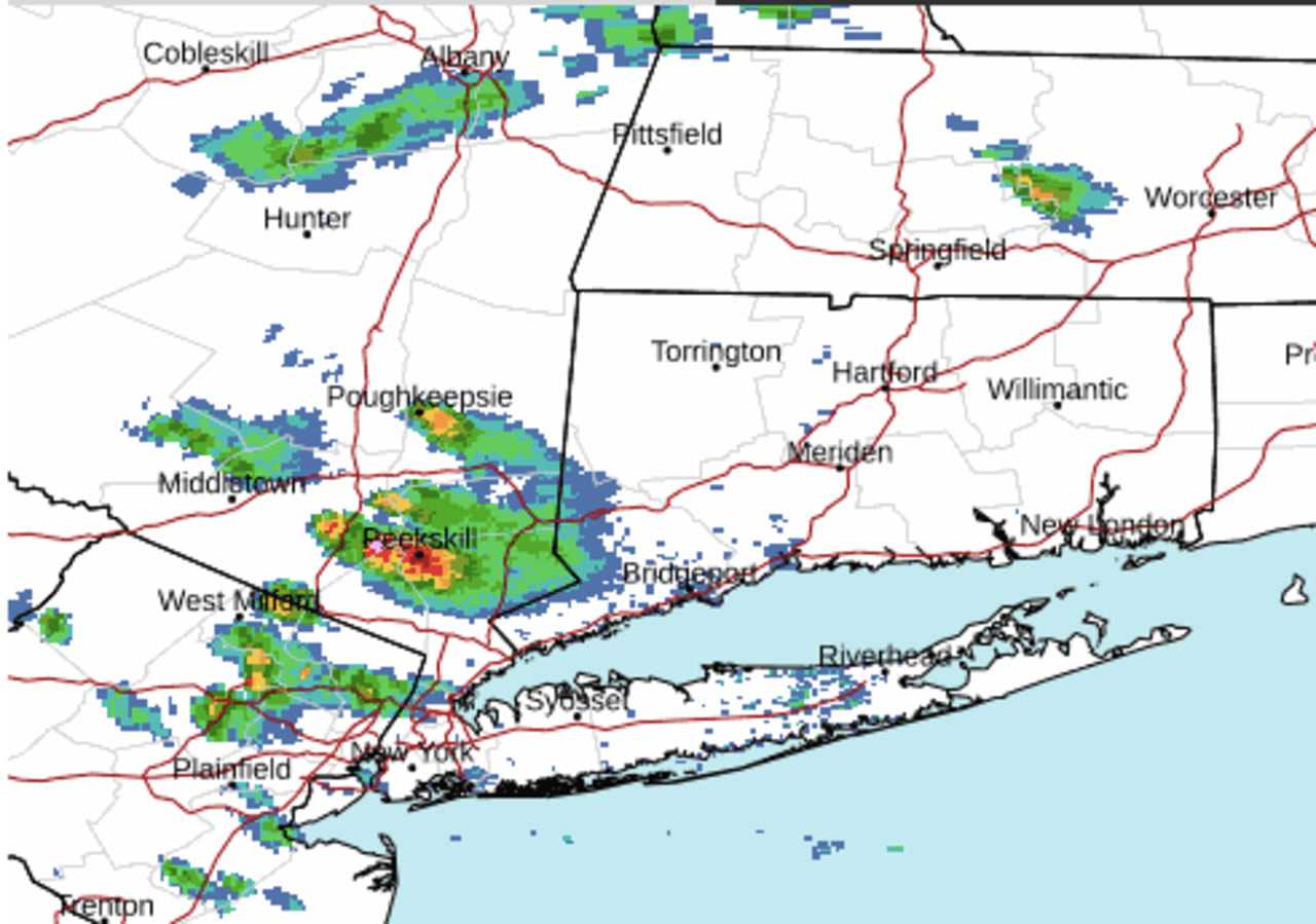Line Of Thunderstorms, Some Severe, Sweeping Through Region | Bedford ...