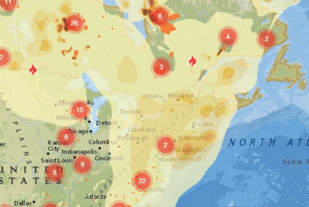 DC Area Has 2nd Worst Air Quality In The World Today (June 29), Under ...