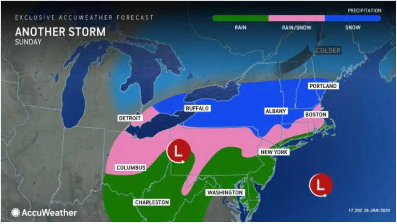 New Winter Storm Expected To Bring Snowfall: Here's Current Projected ...