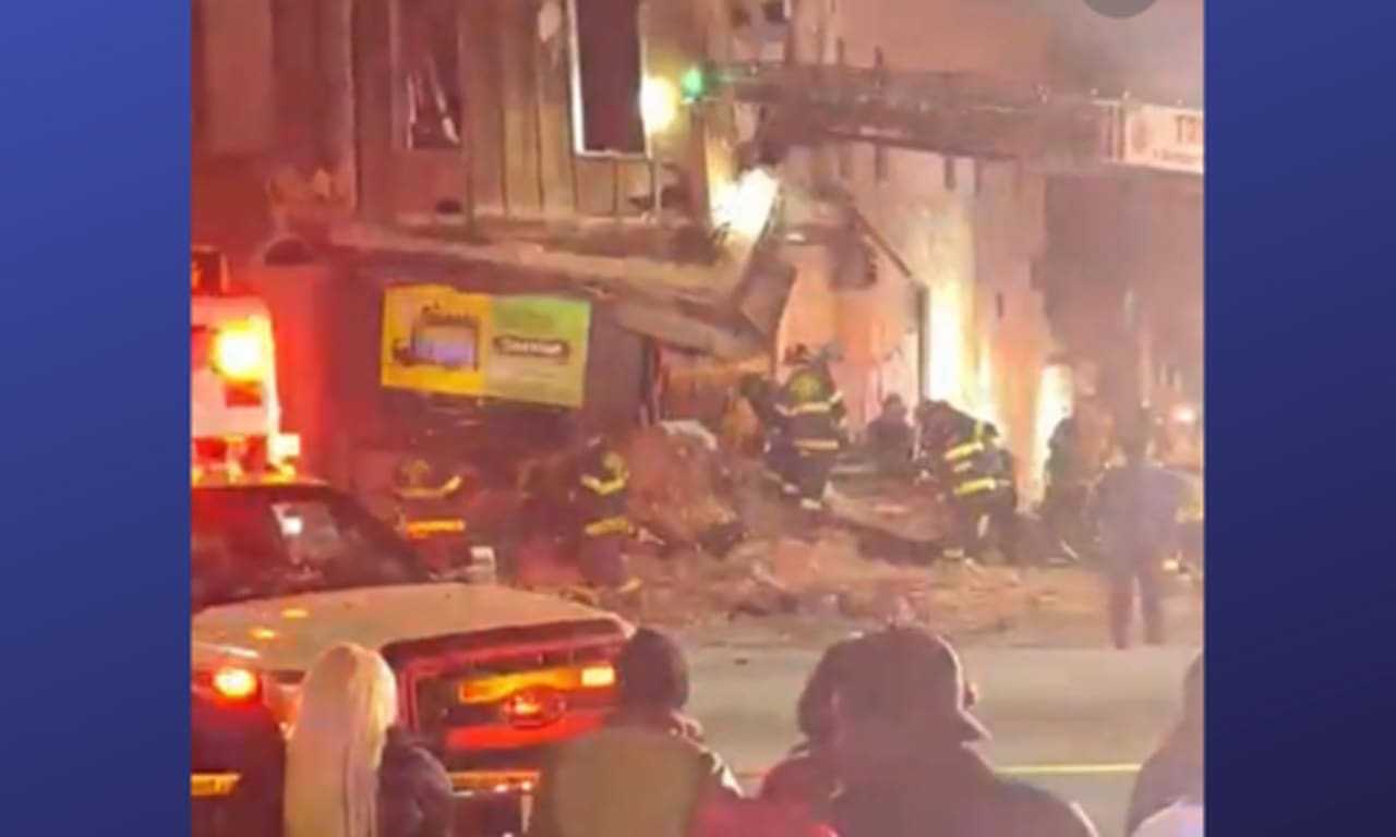 Pedestrian Killed By Falling Building After Vehicle Crash Baltimore