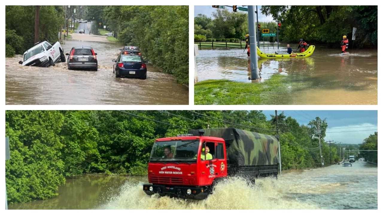 Serious Storm Damage From Flash Flood In Chester County (Photos ...