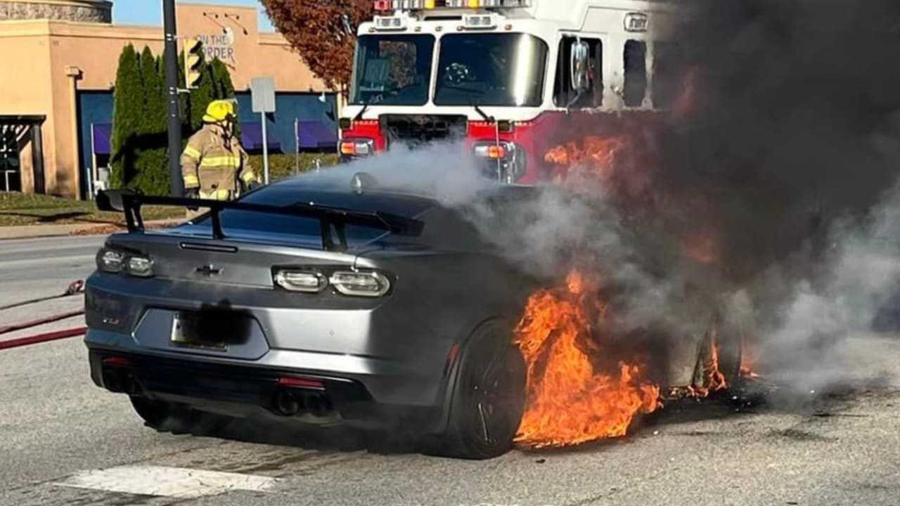 Vehicle Fire Slows Traffic On Route 100 In Chester County (Photos ...