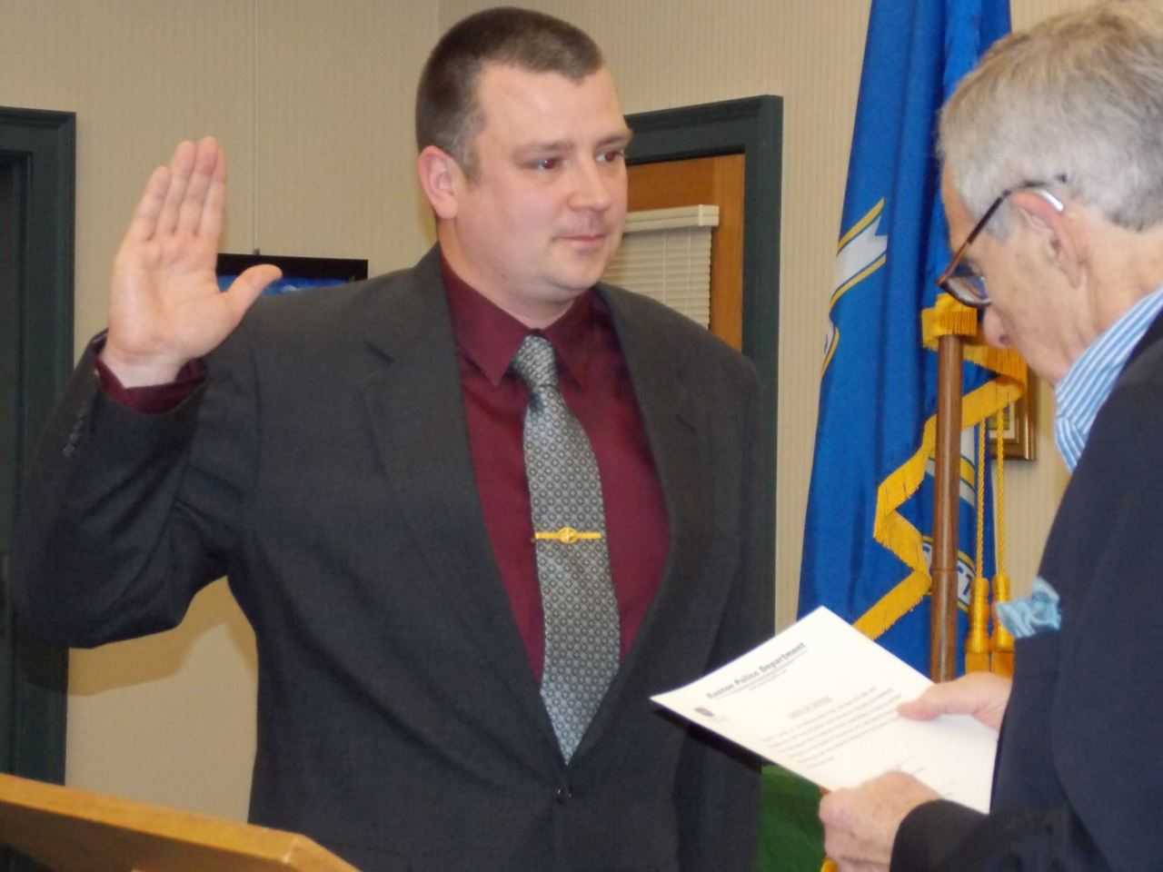 Easton Police Department Swears In Two New Officer, First Detective ...