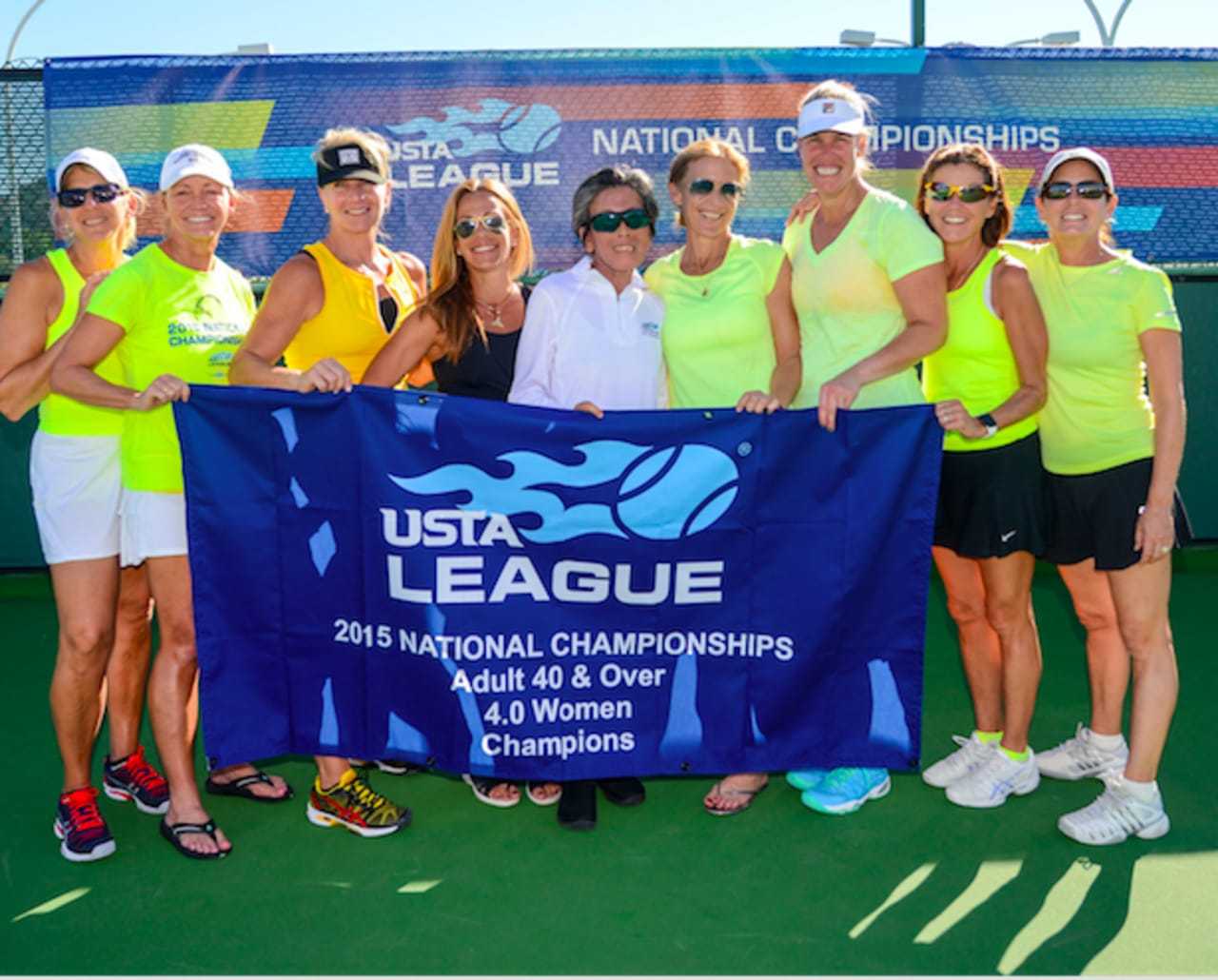 Darien Women's Tennis Team Crowned Adult 40 & Over National Champions ...